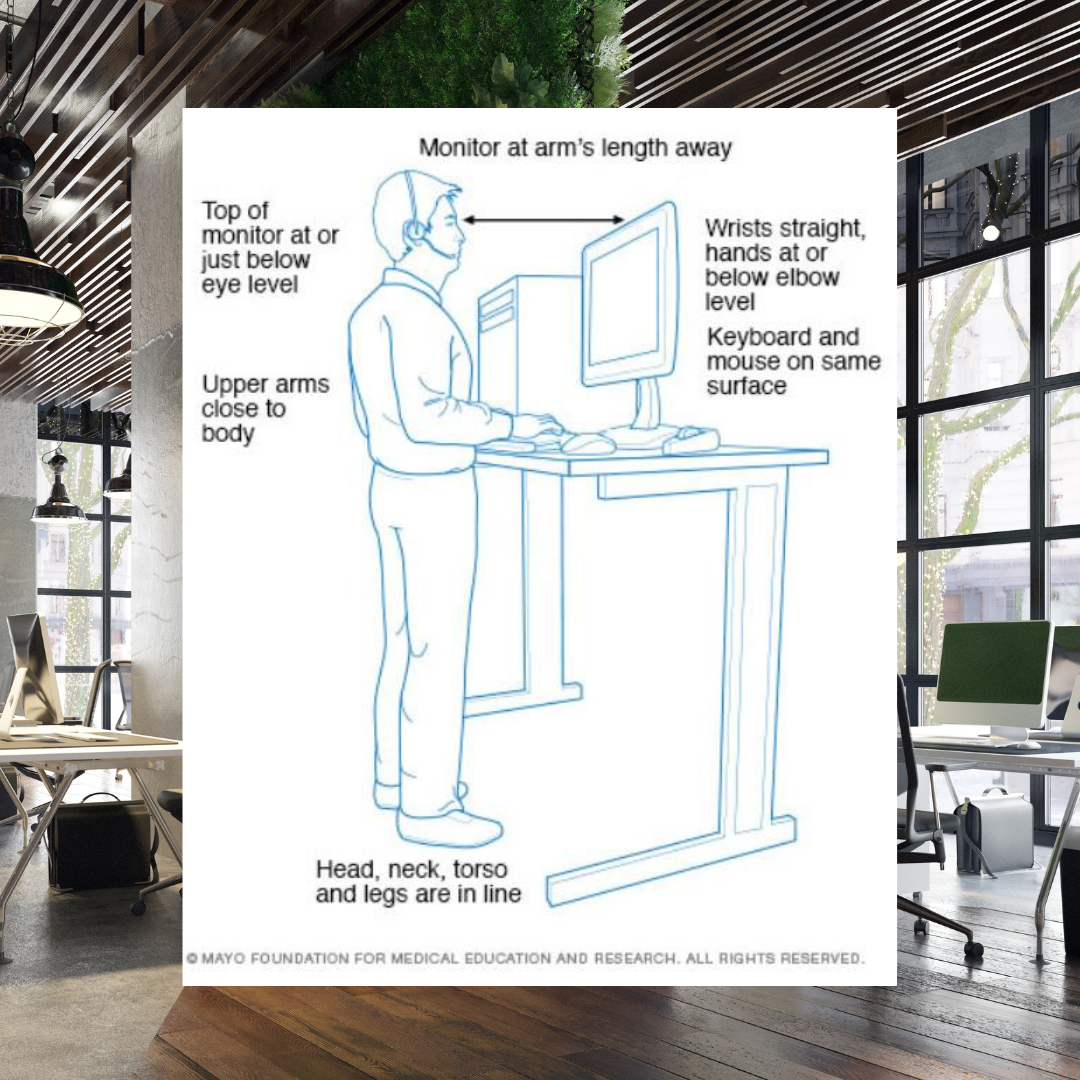 Mayo Clinic Standing Workstation | Read Our Blog - Fitter1 Canada