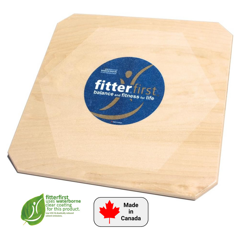 Fitterfirst Professional 20" Rocker Balance Board | Made in Canada ...